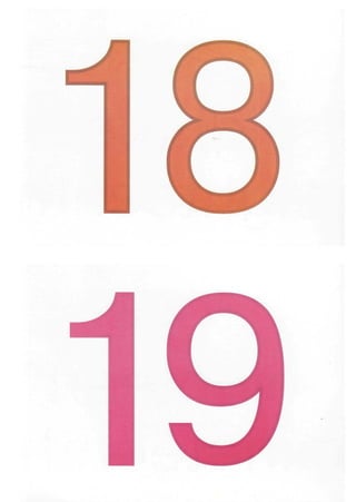 Flash Cards Numbers And Colours | PDF