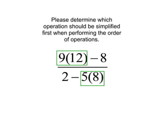Flashcards - Order of Operations | PDF