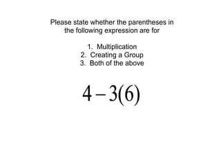 Flashcards - Order of Operations | PDF | Programming Languages | Computing