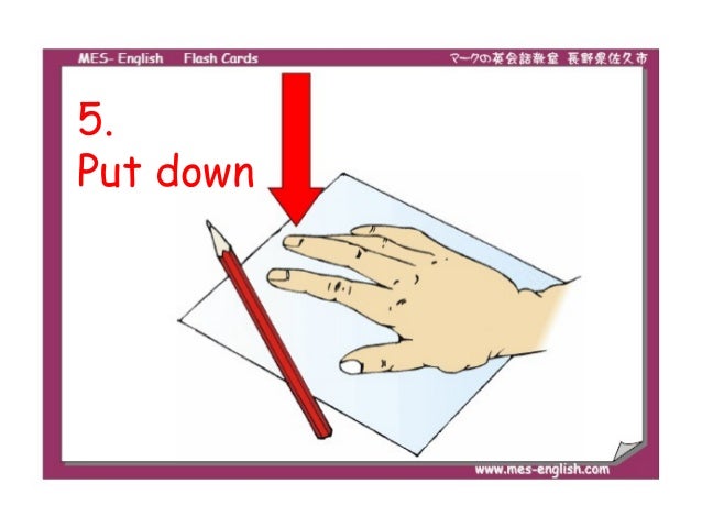 Flash cards phrasal verbs