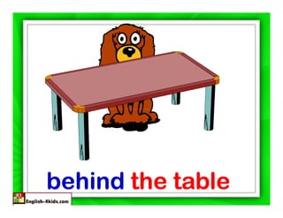 Flashcards prepositions