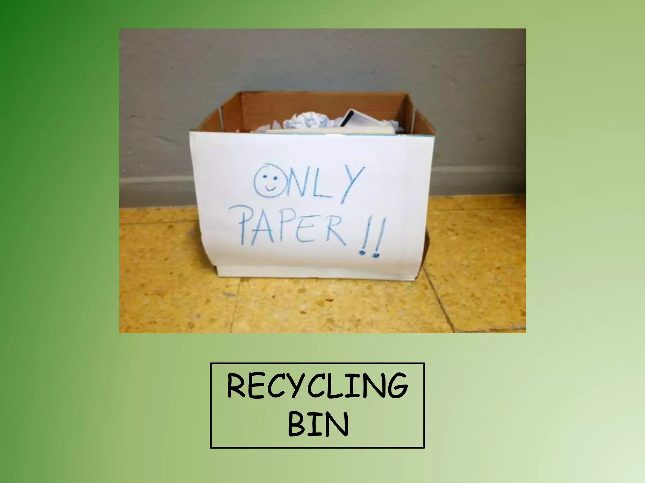 Flashcards recycling | PPTX