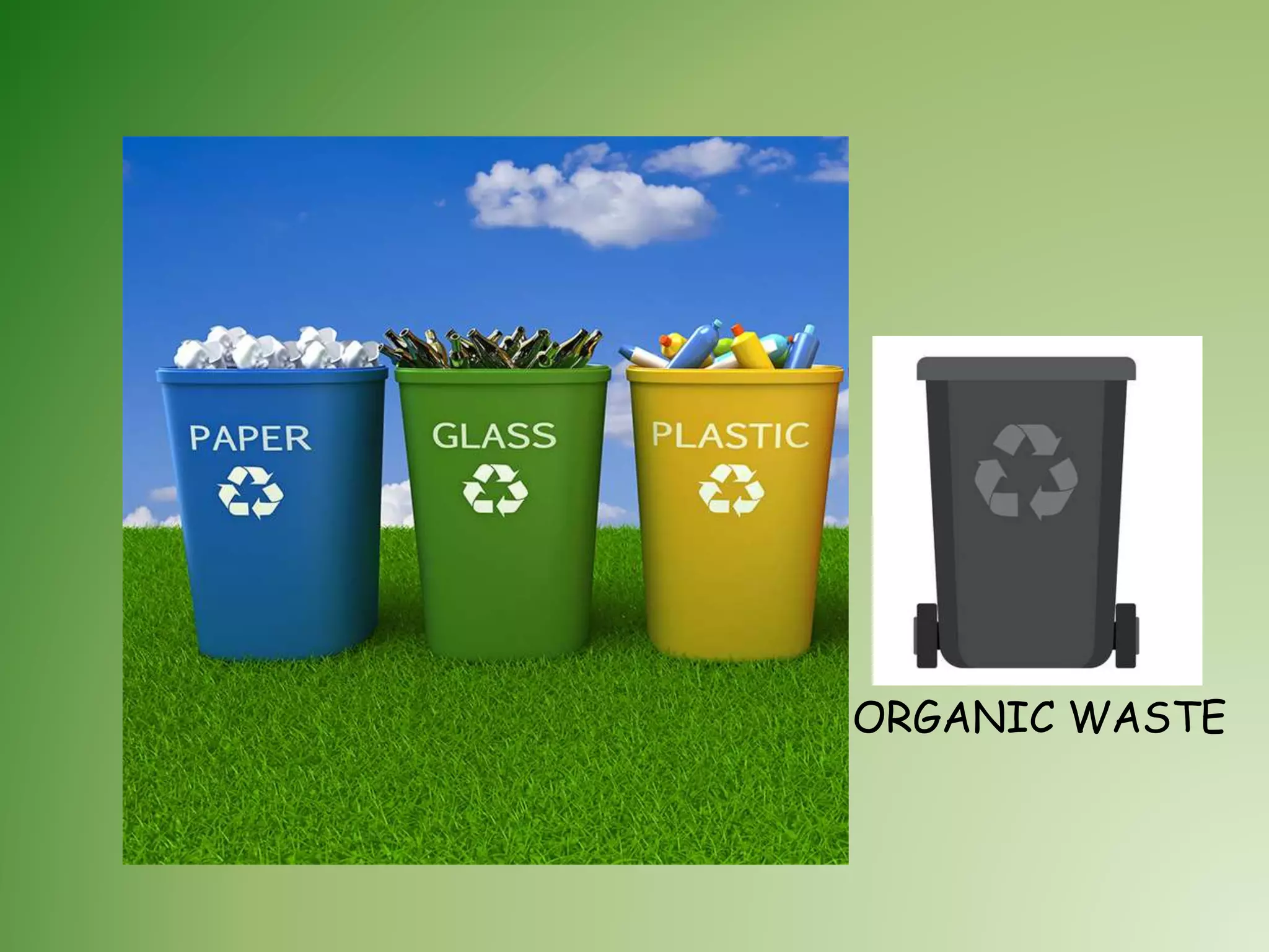 Flashcards recycling | PPTX