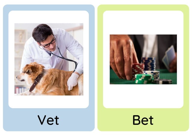 V and B minimal pairs | PDF