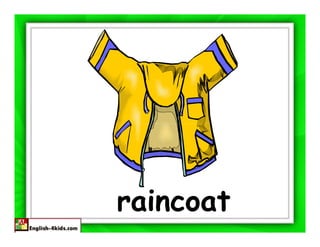 Flashcardsweatherclothes | PDF