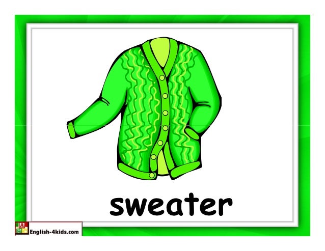 Flashcardsweatherclothes