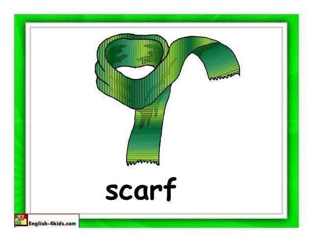 Flashcardsweatherclothes