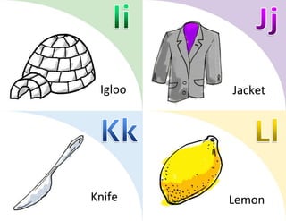 Flash cards with letter sound-picture | DOCX