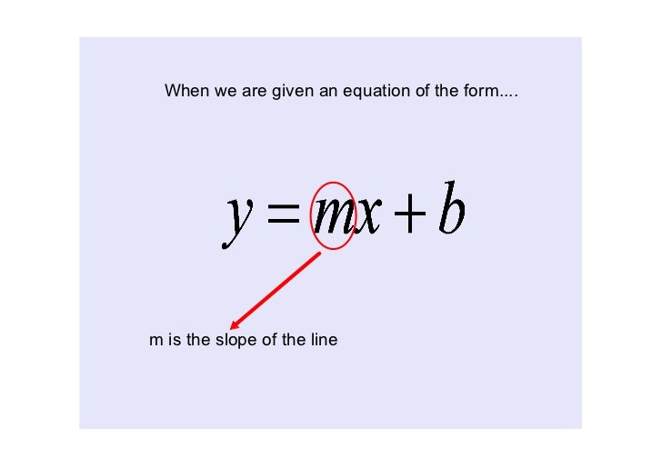 Equations of Lines