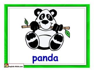 Flashcards zoo animals | PPT