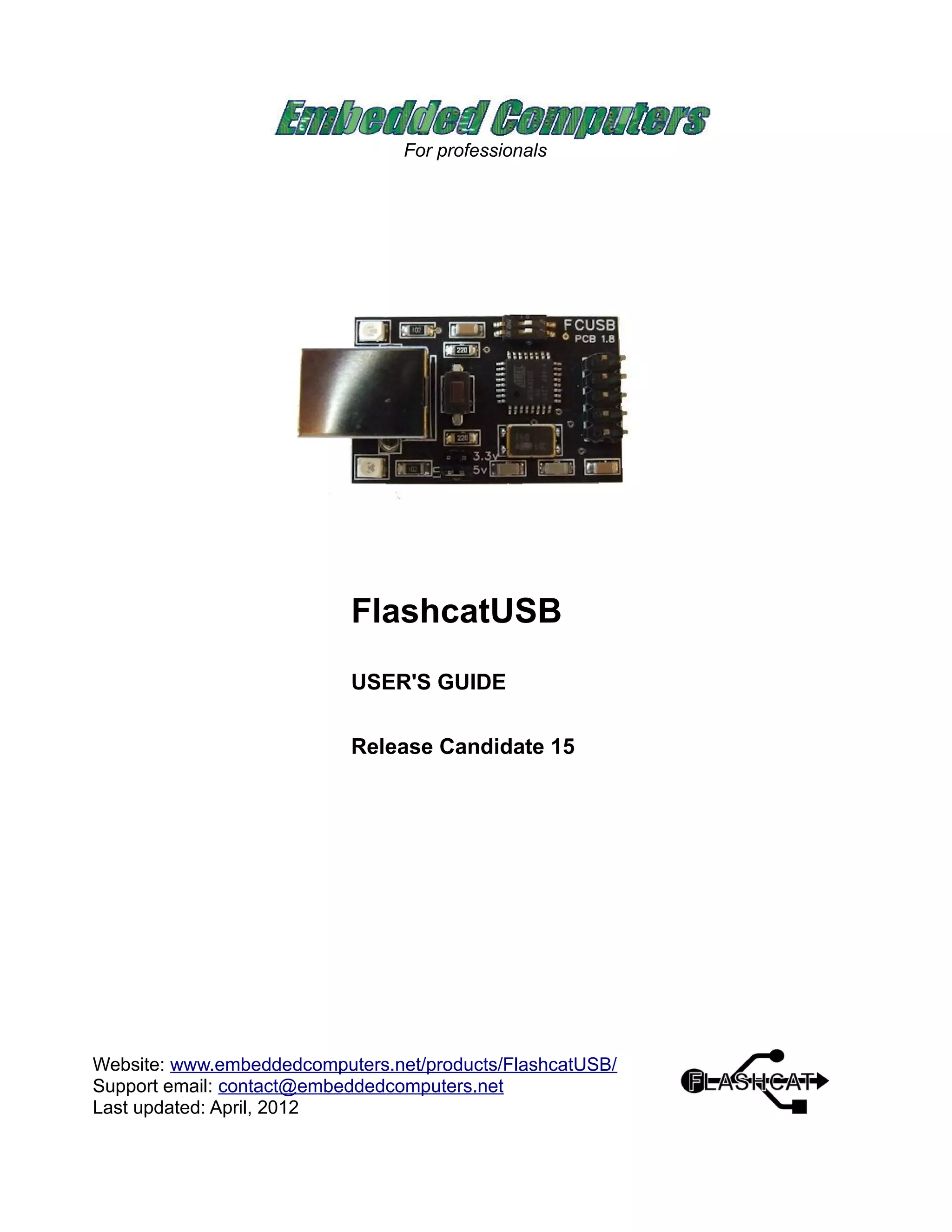 Flashcatusb manual | PDF