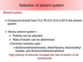 Flashchromatography 111201084630-phpapp01 | PPTX