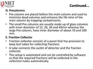 Flash chromatography is also known as medium pressure chromatography | PPTX