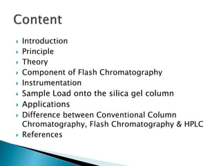 Flash Chromatography by GBNigade | PPT