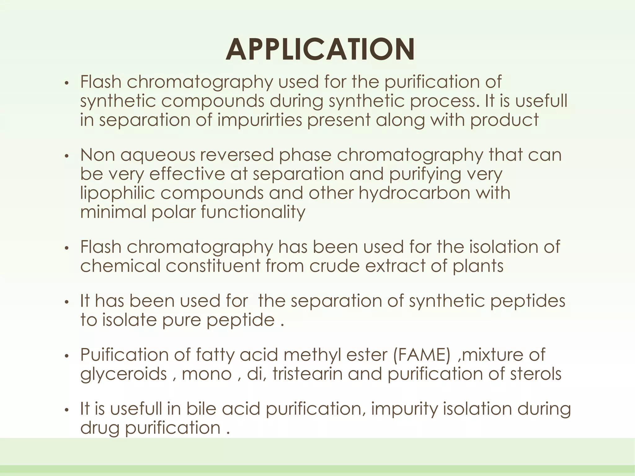 FLASH COLUMN CHROMATOGRAPHY | PDF