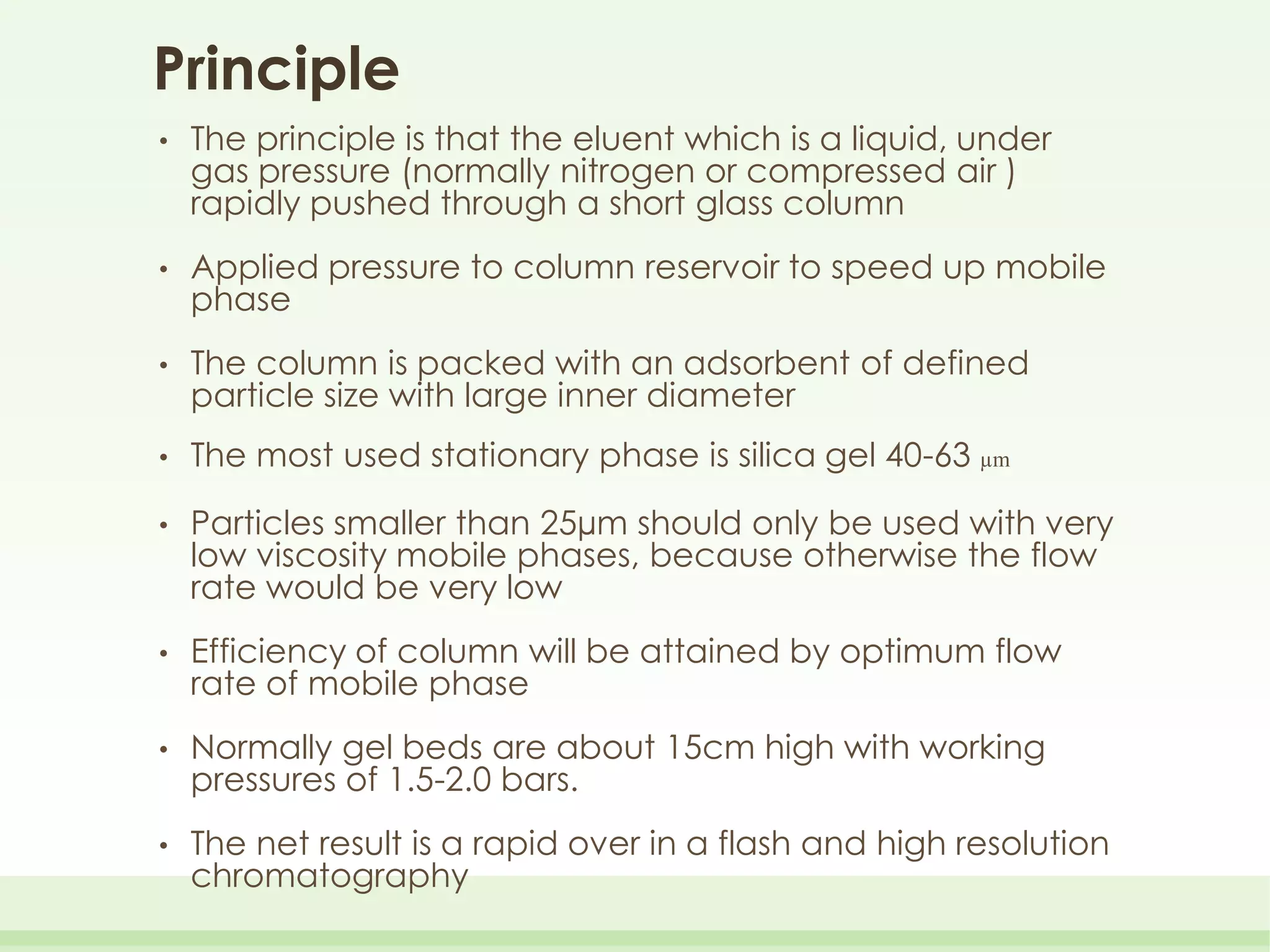 FLASH COLUMN CHROMATOGRAPHY | PDF