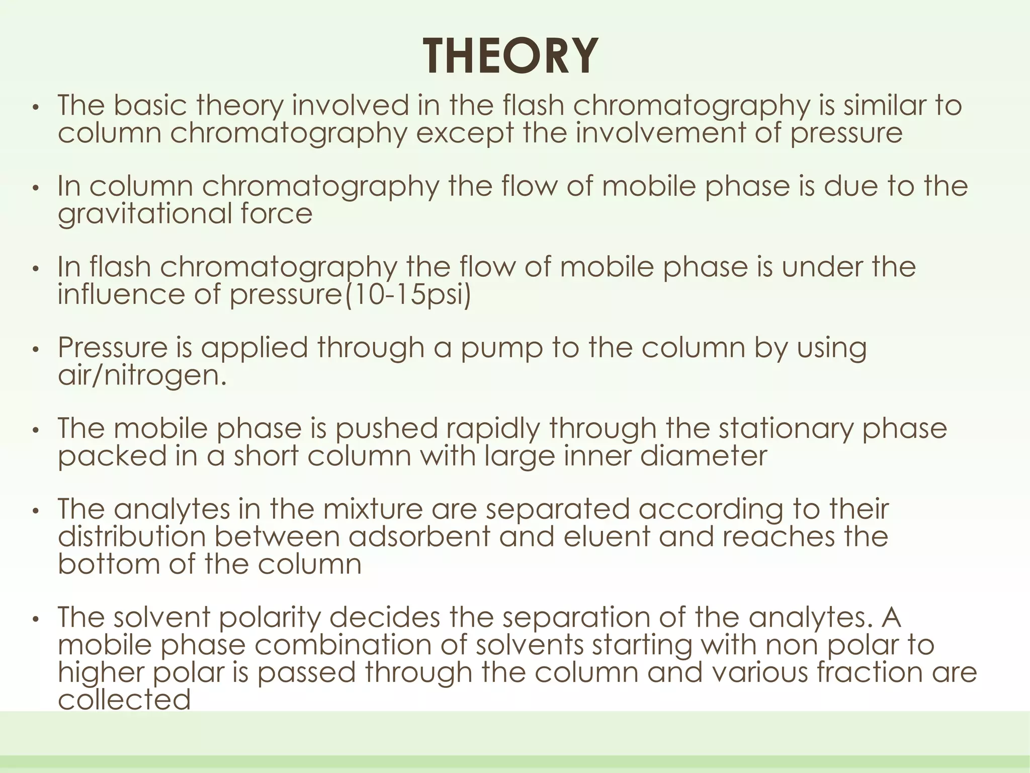 FLASH COLUMN CHROMATOGRAPHY | PDF