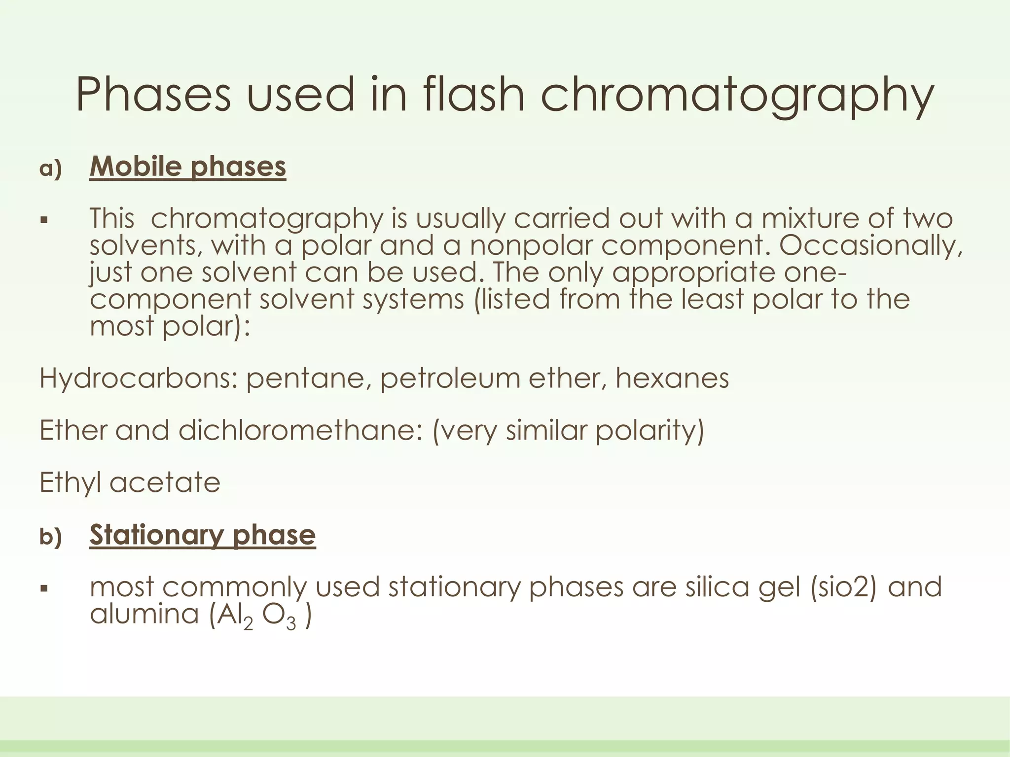 FLASH COLUMN CHROMATOGRAPHY | PDF