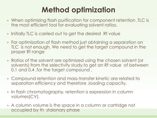 FLASH COLUMN CHROMATOGRAPHY | PDF