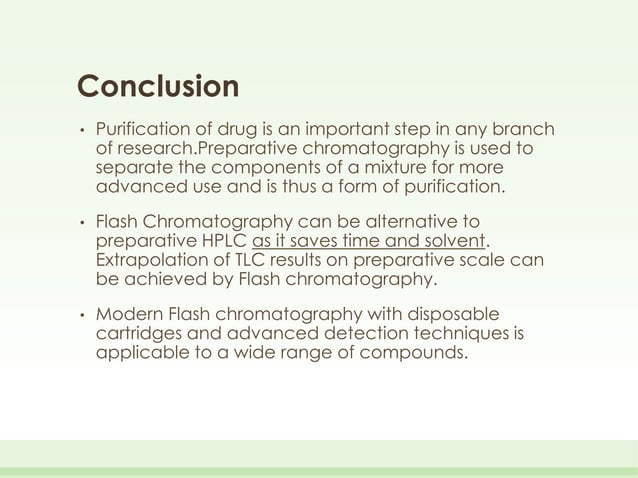 FLASH COLUMN CHROMATOGRAPHY | PDF
