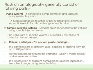 FLASH COLUMN CHROMATOGRAPHY | PDF