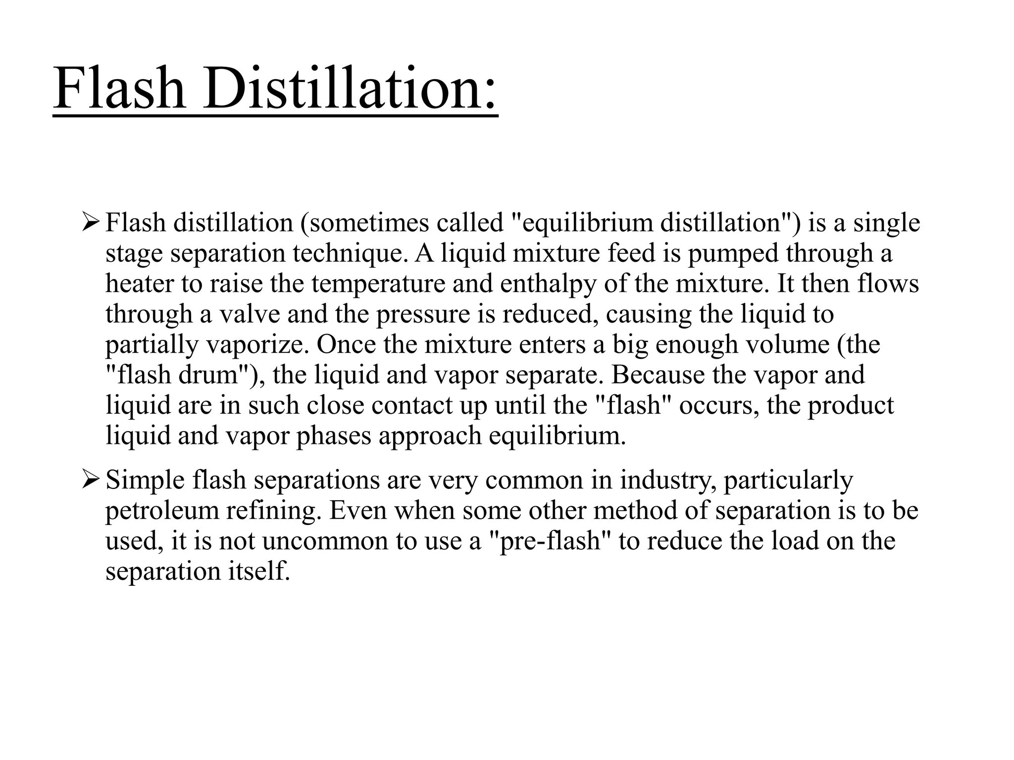 Flash distallation by khalid | PPTX