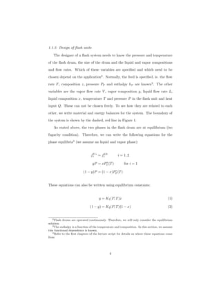 Flash distillation | PDF