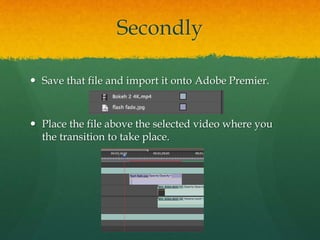 Flash fade - how to make one | PPT