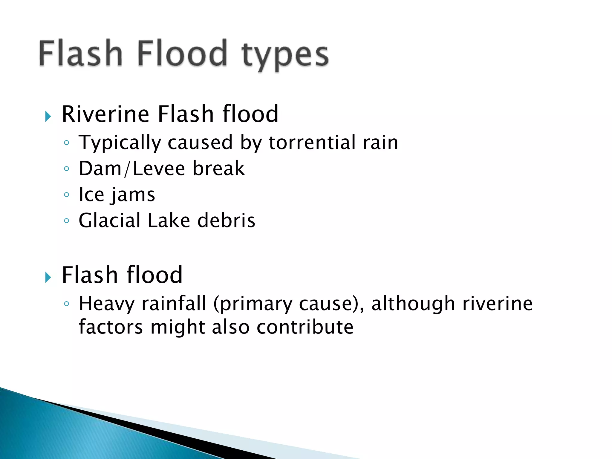 Flash flood | PPTX