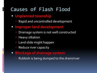 Causes Of Flash Floods