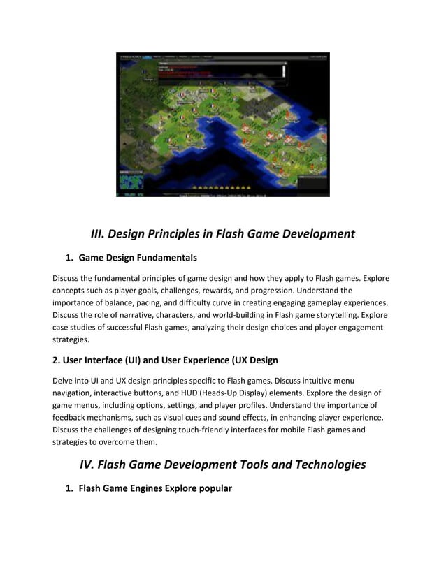 Flash Game Web Development | PDF