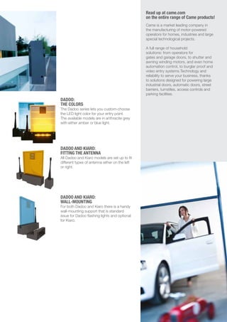 Flashing light- LED FLASHING LIGHTS FOR ALL OPERATOR SYSTEMS | PDF