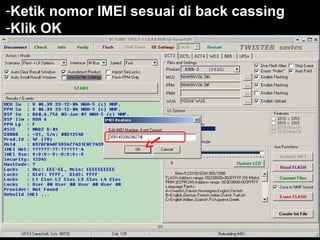Flashing nokia dengan box ufs2 | PPT