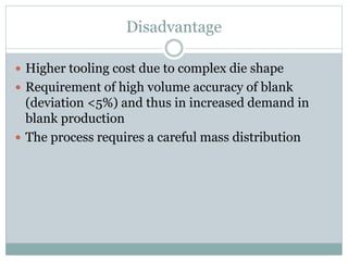 Flashless forging | PPTX