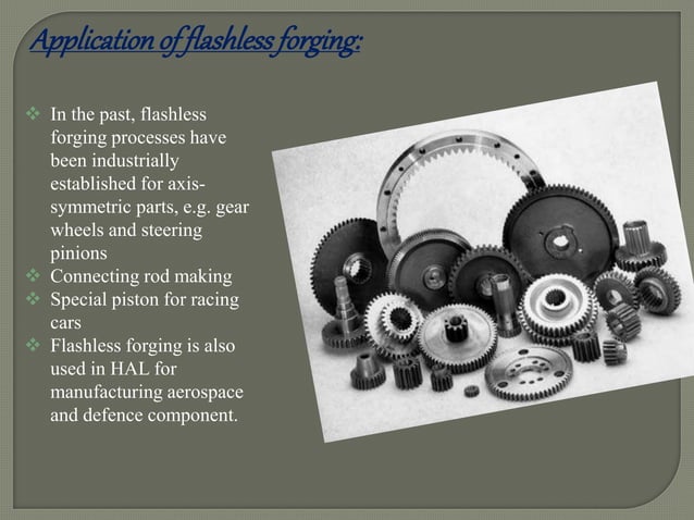 Flashless forging | PPT
