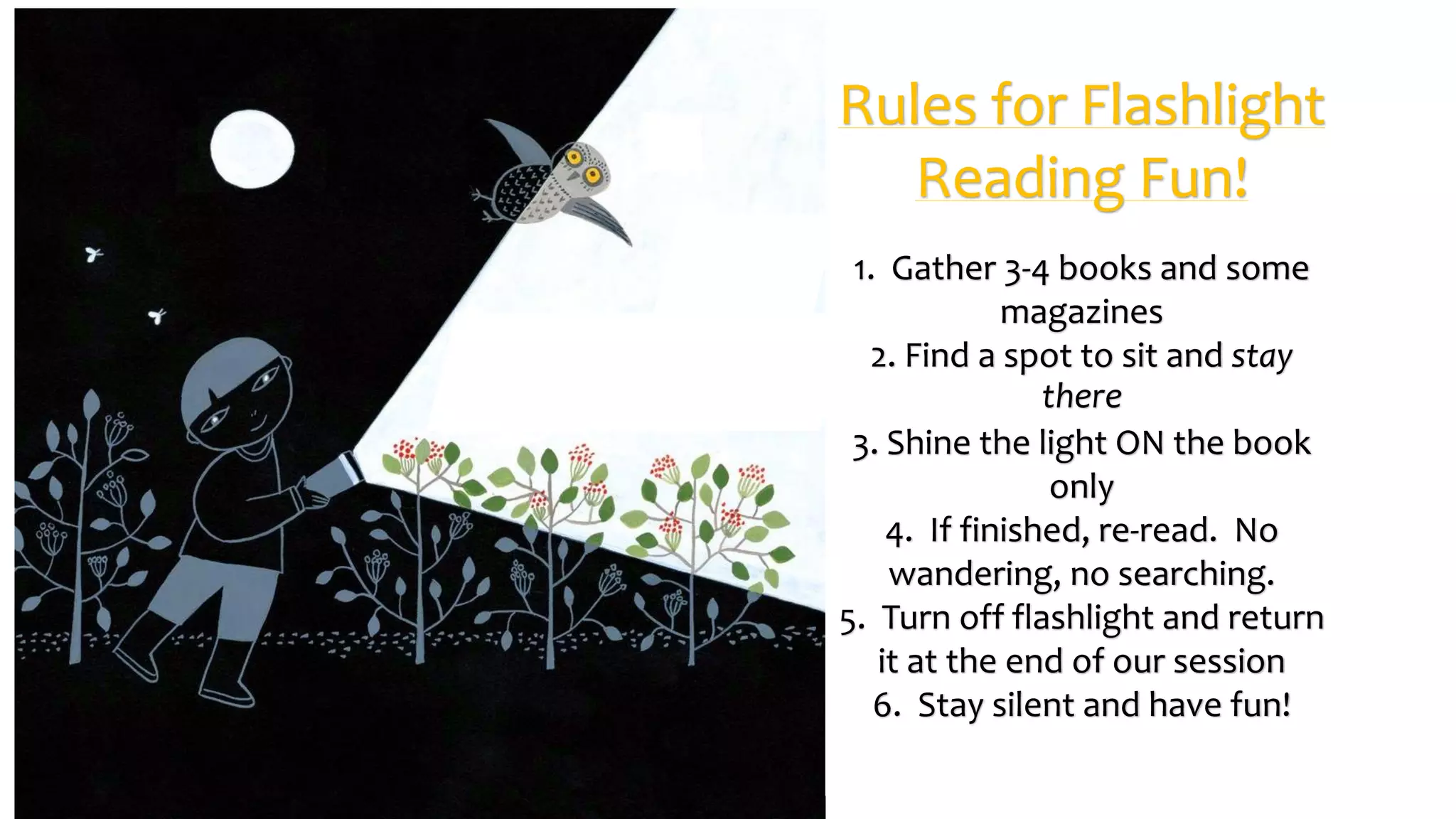 Flashlight friday rules | PPT