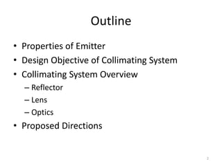 LED optics in Flashlight | PDF