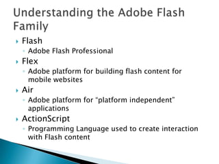 Flash media technology | PPTX