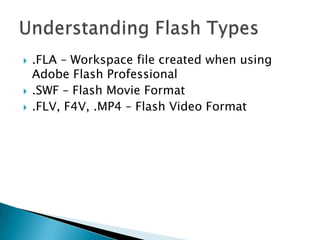 Flash media technology | PPTX