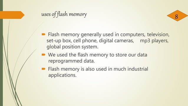 Flash memory | PPTX