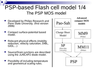 Flash Memory Cell Compact Modeling Using PSP Model(Slide).pdf ...
