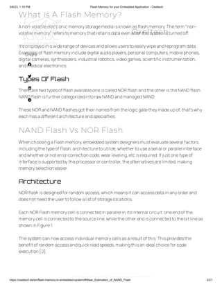 Flash Memory for your Embedded Application - Oxeltech.pdf