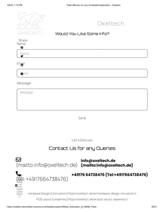 Flash Memory for your Embedded Application - Oxeltech.pdf