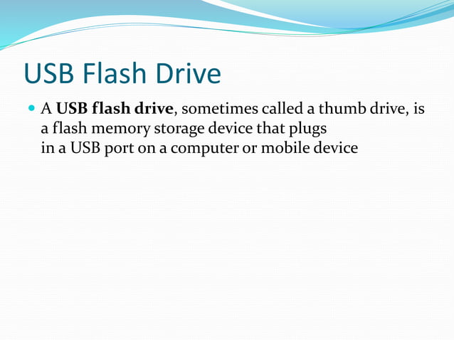 Flash Memory Storage | PPT
