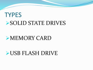 Flash Memory Storage | PPT