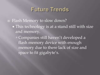 Flash Memory Ted 111 | PPTX | Data Storage and Warehousing | Computing