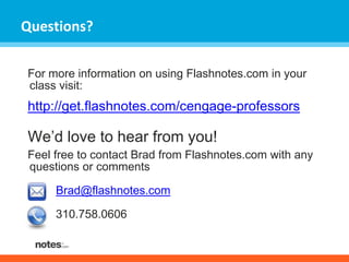 Student-to-Student Learning, Powered by FlashNotes | PPTX