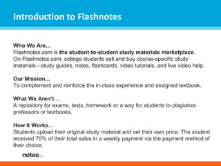 Student-to-Student Learning, Powered by FlashNotes | PPTX