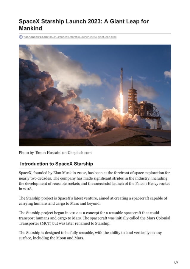 flashonnews.com-SpaceX Starship Launch 2023 A Giant Leap for Mankind.pdf