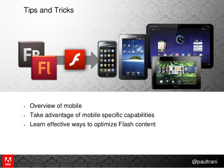 Tips and Tricks for Mobile Flash Development